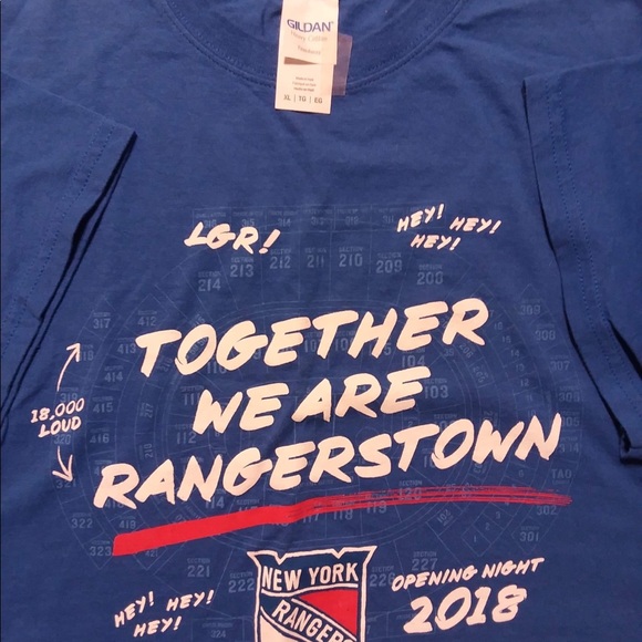 Gildan | Shirts | New York Rangers Tshirt | Poshmark